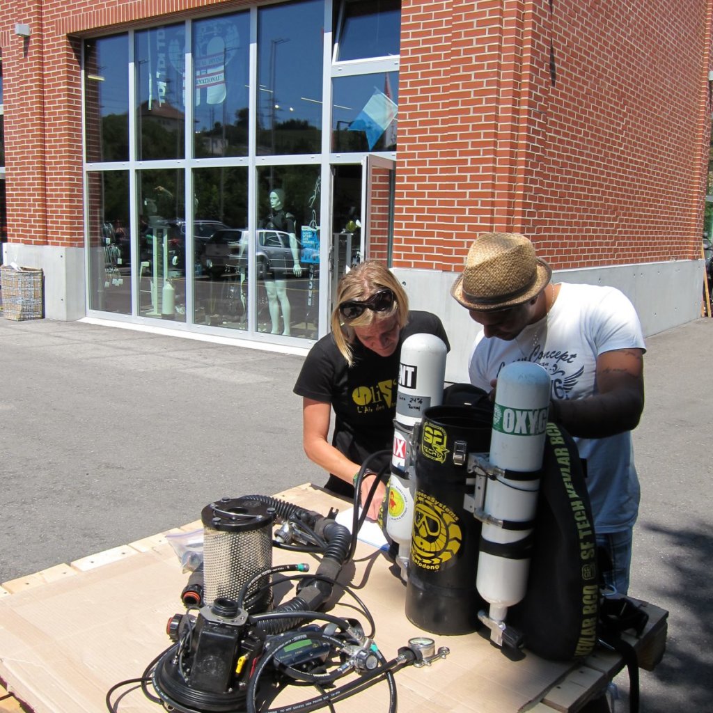 Cours de plongée en circuit fermé (recycleur) à Lausanne